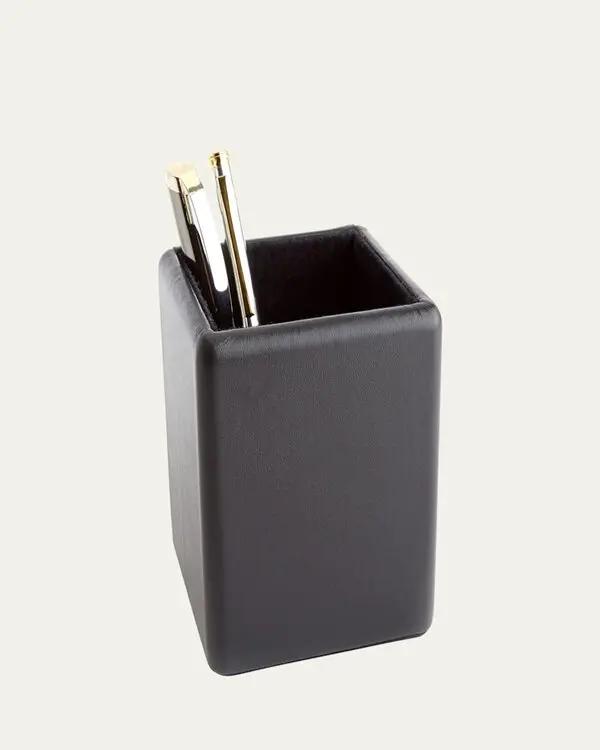 ROYCE NEW YORK Personalized Leather Pen/pencil Organizer