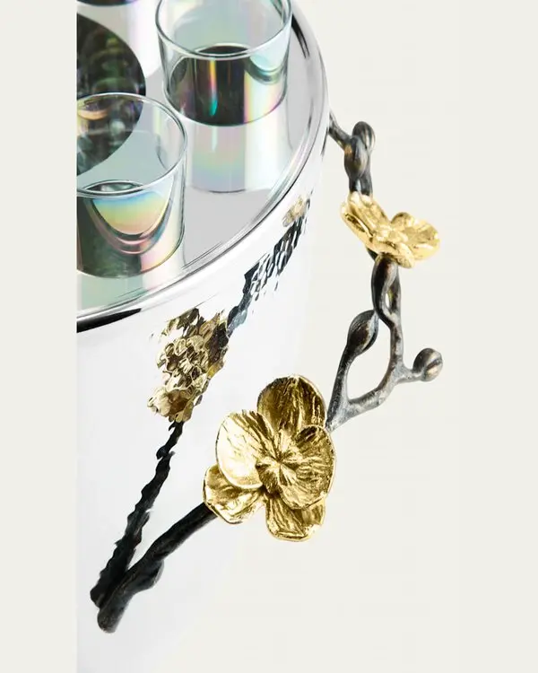 Michael Aram Gold Orchid Vodka Service - One-color
