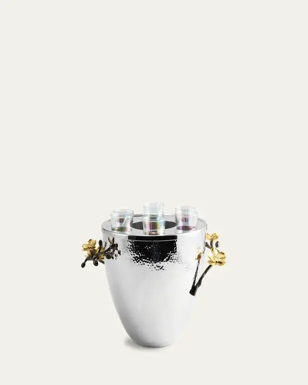 Michael Aram Gold Orchid Vodka Service - One-color