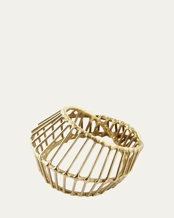 KIM SEYBERT Cage Napkin Ring - Gold