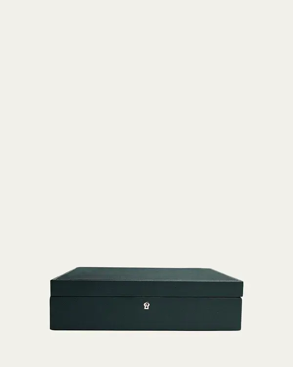 Wolf British Racing 10-piece Watch Box - Green