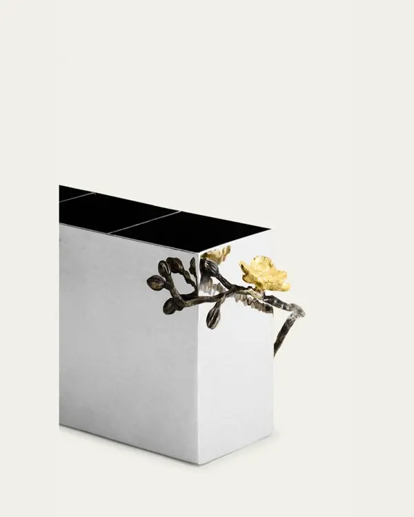 Michael Aram Gold Orchid Cutlery Caddy - One-color