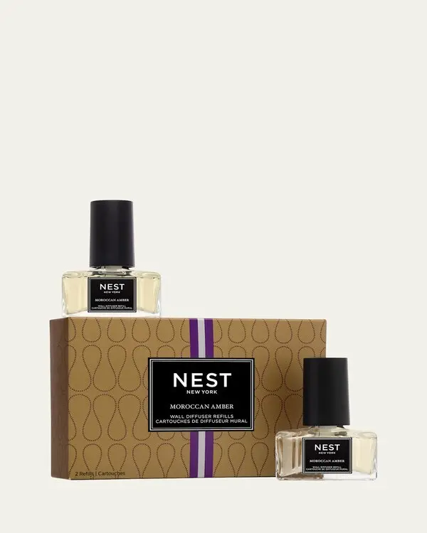 NEST NEW YORK Moroccan Amber Wall Diffuser Refill Set