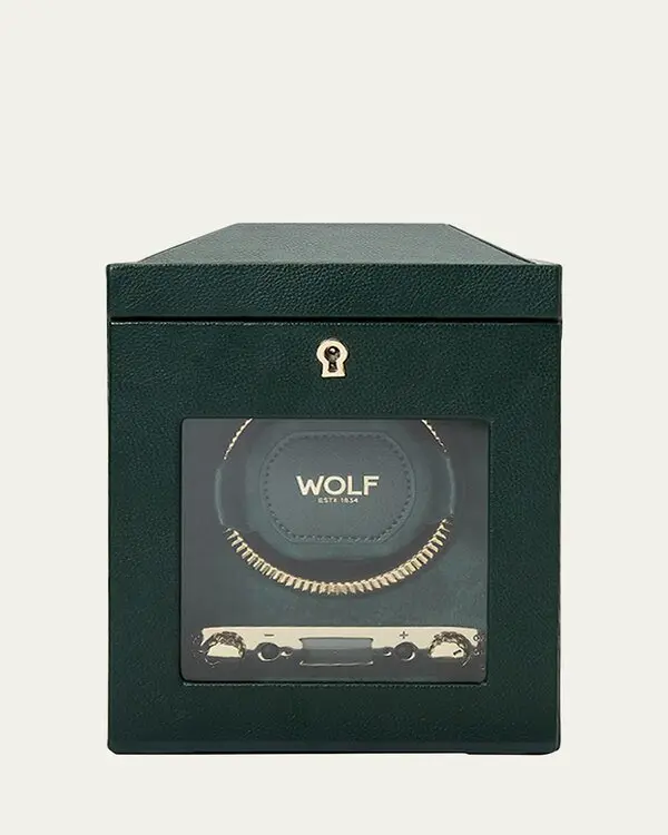 Wolf British Racing Single Watch Winder - Green