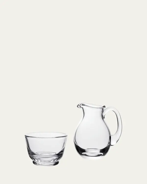 WILLIAM YEOWARD CRYSTAL Classic Sugar & Cream Set - Clear