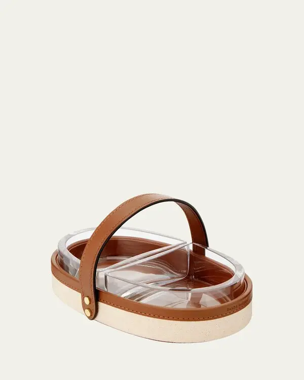 Ralph Lauren Garrett Double Nut Bowl - Saddle Leather