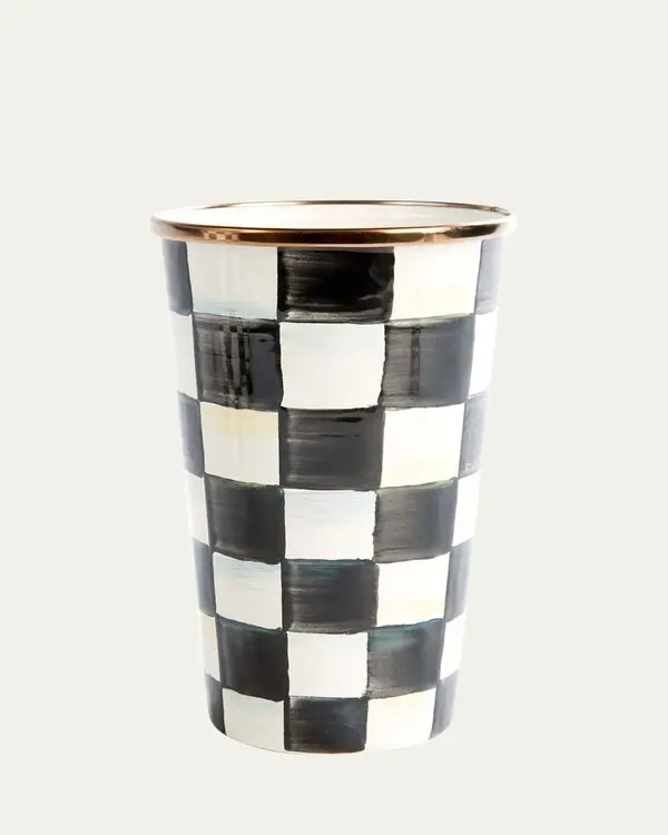 MACKENZIE-CHILDS Courtly Check Enamel Tumbler - Assorted