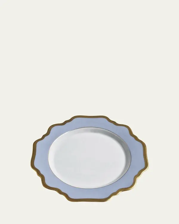 ANNA WEATHERLEY Anna's Palette Sky Blue Salad Plate - Multi