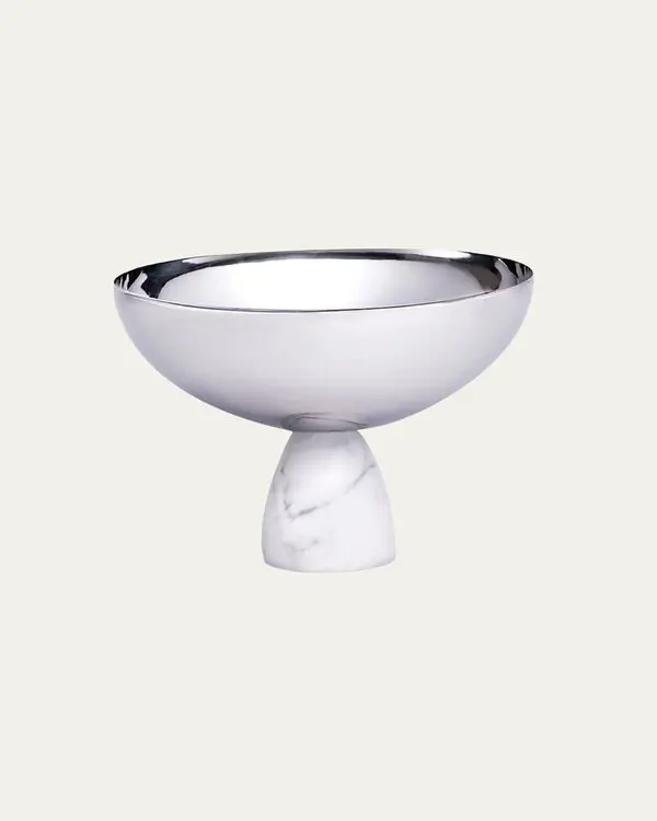 ANNA NEW YORK Coluna Nut Bowl - Carrara Slvr
