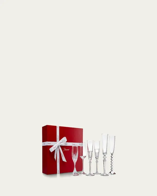 THE MARTHA, BY BACCARAT Bubble Champagne Flute Box Set