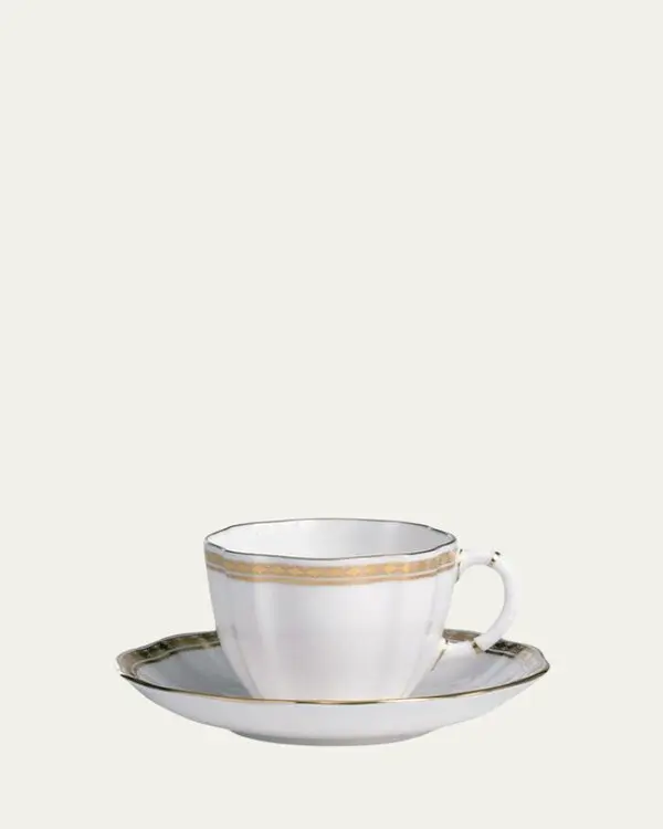 ROYAL CROWN DERBY Carlton Gold Saucer