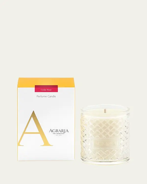 AGRARIA SAN FRANCISCO 7 Oz. Cedar Rose Perfume Candle - One-color