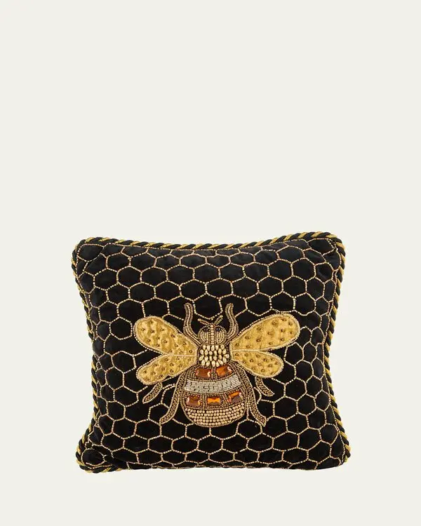 MACKENZIE-CHILDS Queen Bee Pillow