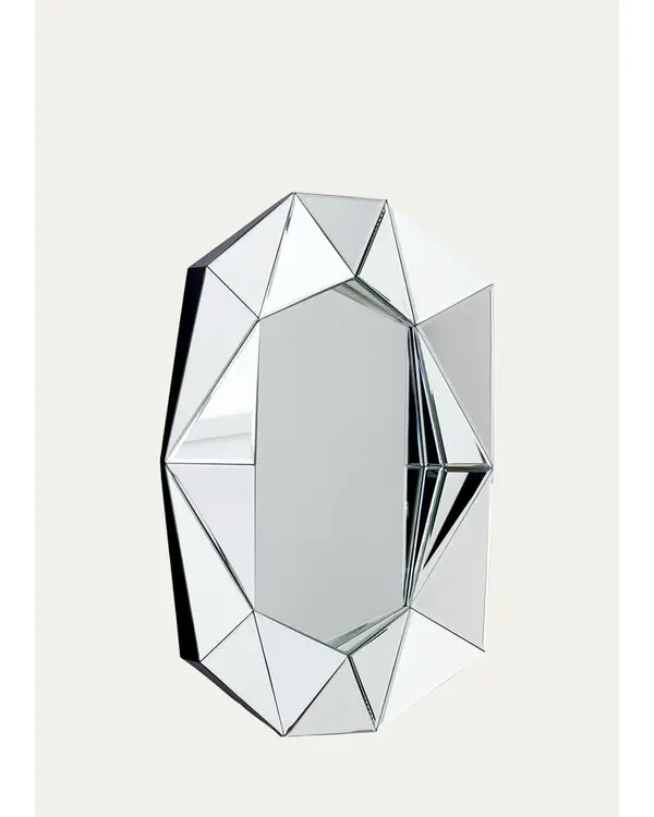 REFLECTIONS COPENHAGEN Small Diamond Mirror - Silver