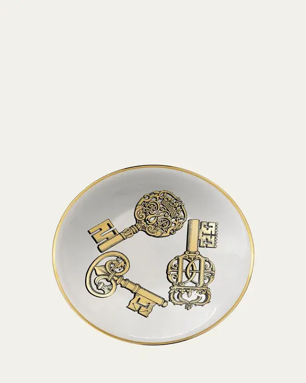 FORNASETTI Chiavi Gold Centerpiece