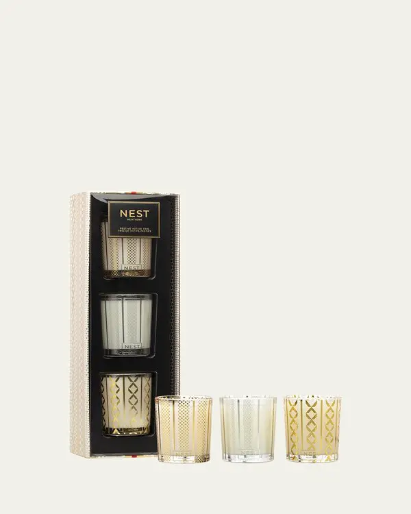 NEST NEW YORK Festive Votive Candle Trio