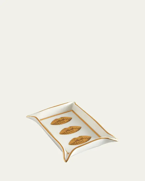 Jonathan Adler Lips Porcelain Valet Tray