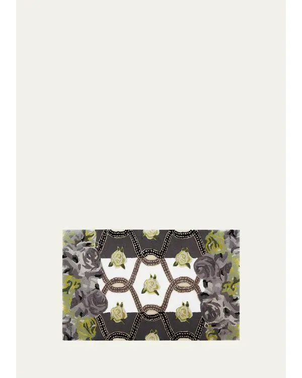 MACKENZIE-CHILDS Really Rosy Rug, 2' X 4