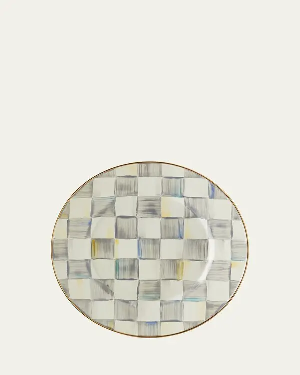 MACKENZIE-CHILDS Sterling Check Dinner Plate - One-color