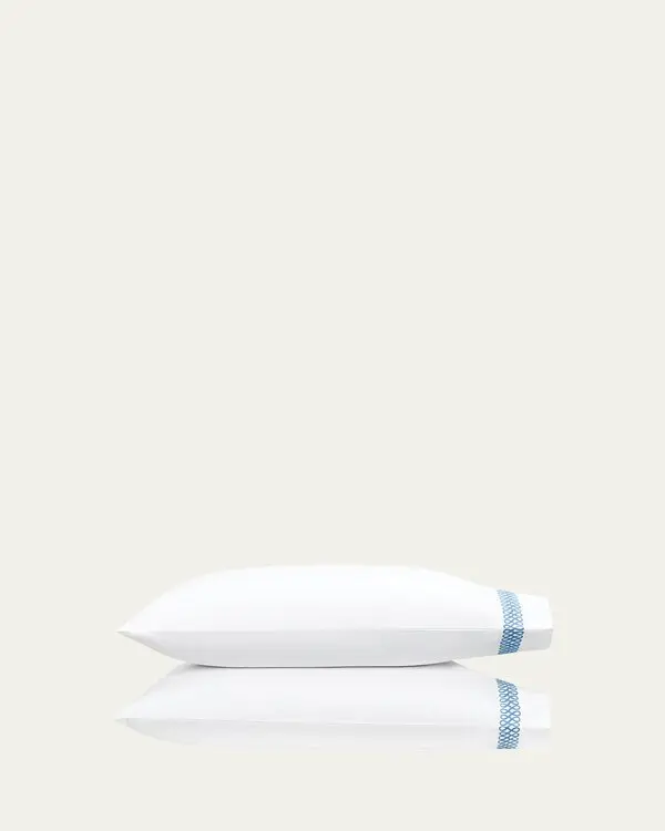 MATOUK SCHUMACHER Astor Braid Pillowcases, Pair, Standard