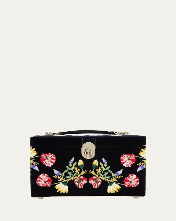 Wolf Zoe Medium Jewelry Box - Indigo
