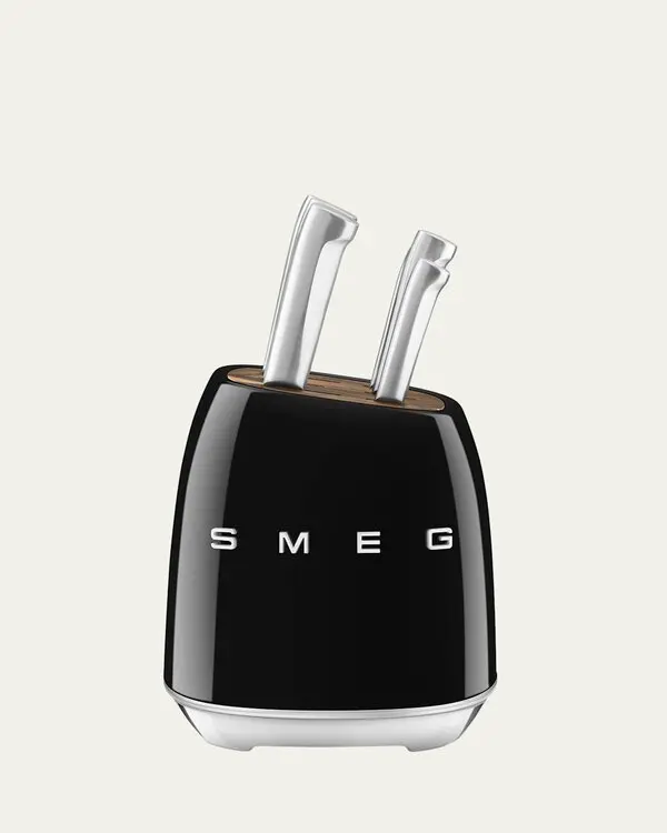 SMEG 7-piece Knife Block Set