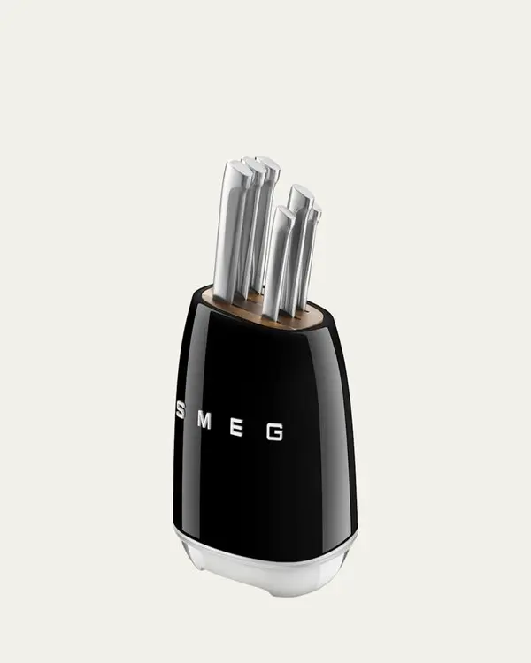 SMEG 7-piece Knife Block Set