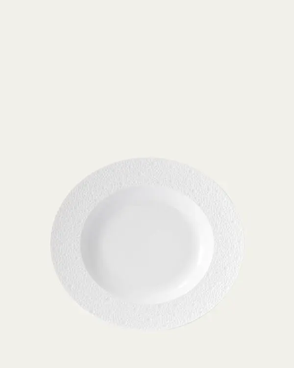 Bernardaud Ecume Rim Soup Bowl - White