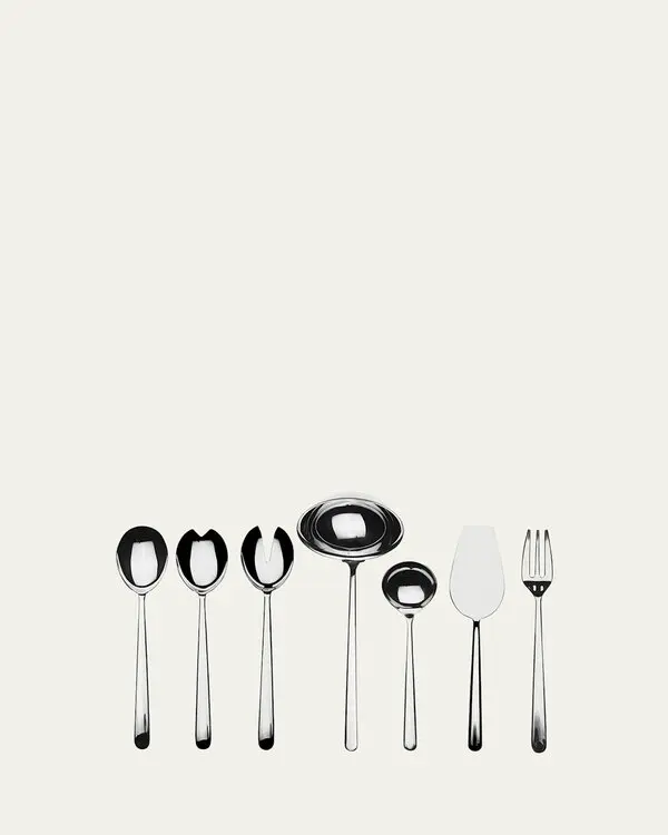 MEPRA Linea 7-piece Full Flatware Serving Set
