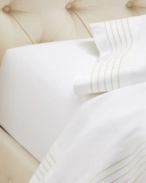 Ralph Lauren Organic Sateen Fitted Sheet - White