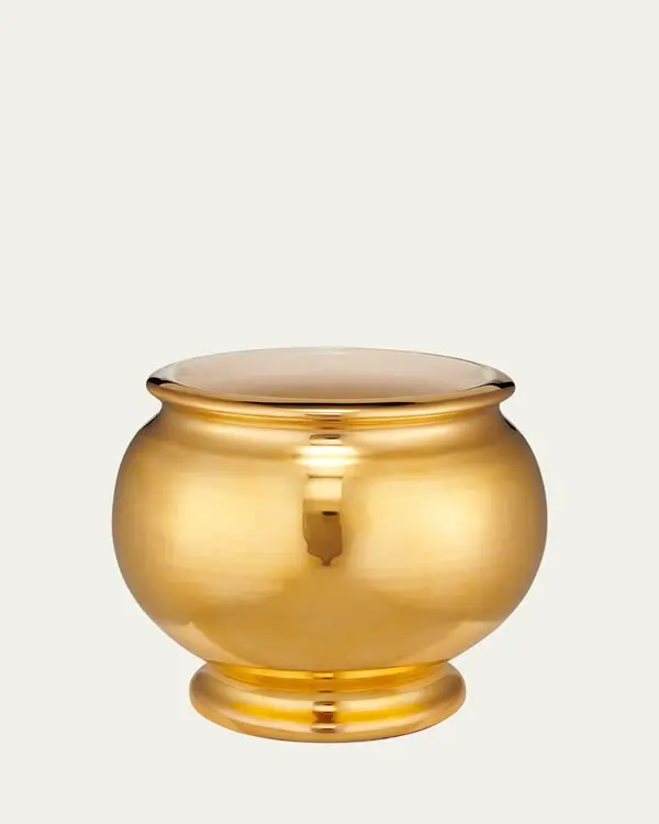 Aerin Siena Cachepot - Gold