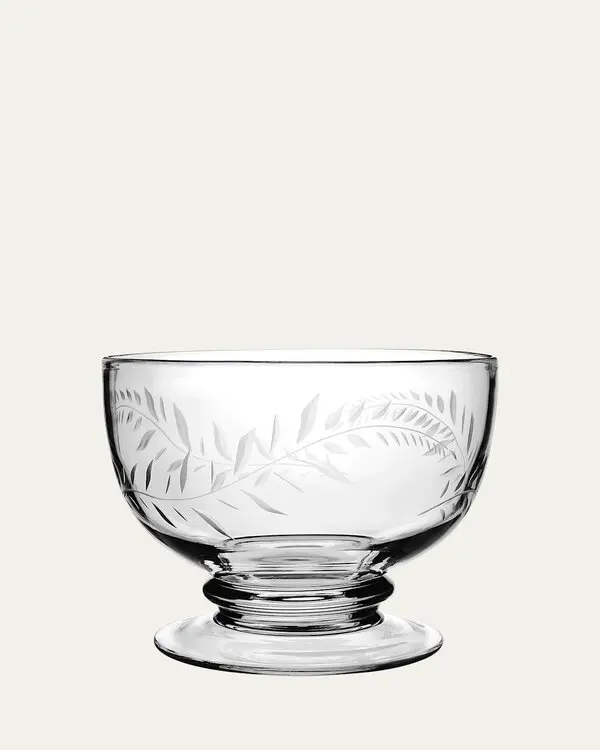 WILLIAM YEOWARD CRYSTAL Jasmine Footed Serving Bowl