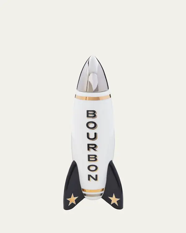 Jonathan Adler Rocket Decanter Bourbon, 23.3 Fl Oz