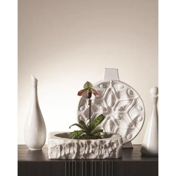 GLOBAL VIEWS Chiseled Block Bowl