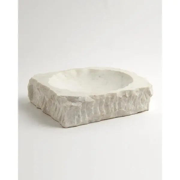 GLOBAL VIEWS Chiseled Block Bowl