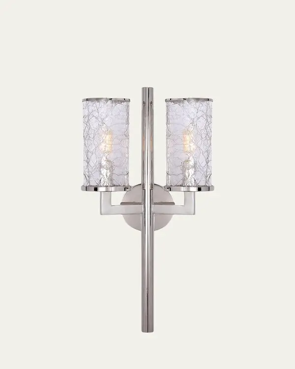 VISUAL COMFORT & CO. Liaison Double Sconce Kelly Wearstler - Polished Nickel
