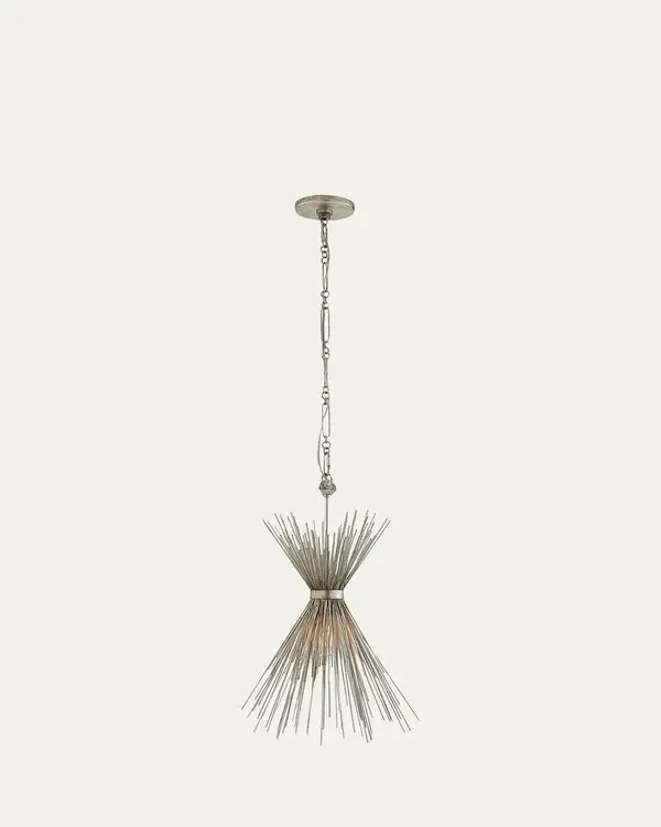 VISUAL COMFORT & CO. Strada Small Pendant Kelly Wearstler - Burnished Silver