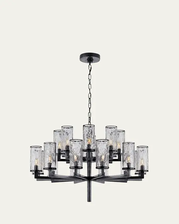 VISUAL COMFORT & CO. Liaison Single Tier Chandelier Kelly Wearstler - Bronze
