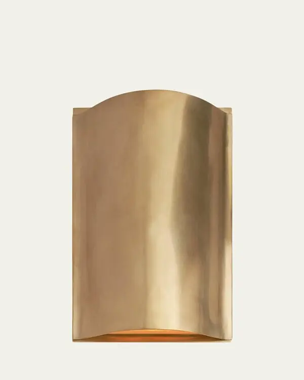 VISUAL COMFORT & CO. Avant Small Curve Sconce Kelly Wearstler - Antique Brass