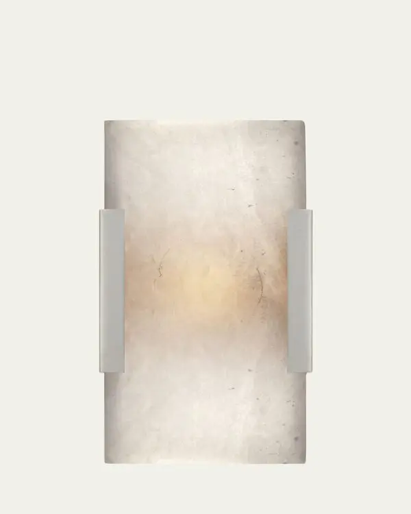 VISUAL COMFORT & CO. Covet Wide Clip Bath Sconce Kelly Wearstler - Polished Nickel
