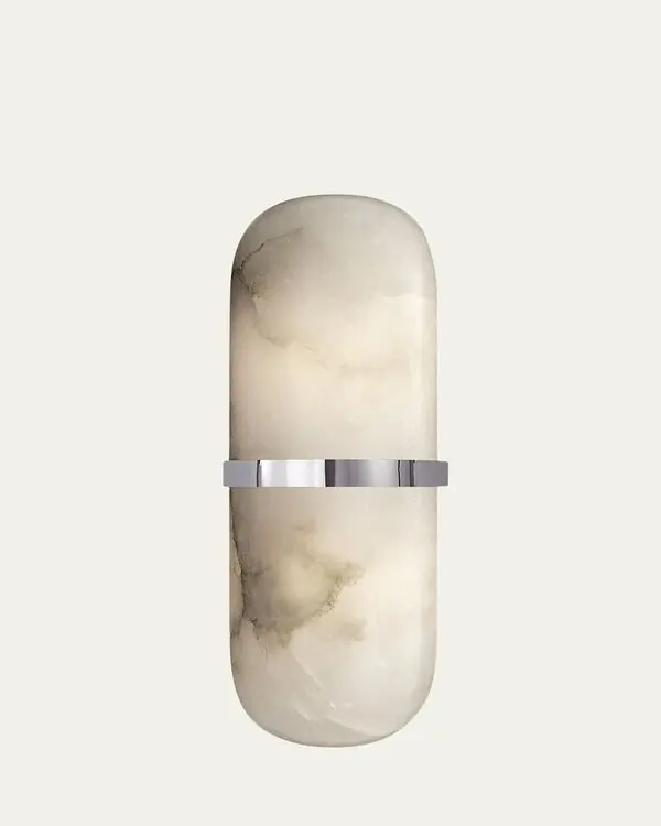 VISUAL COMFORT & CO. Melange Pill Form Sconce Kelly Wearstler - Polished Nickel