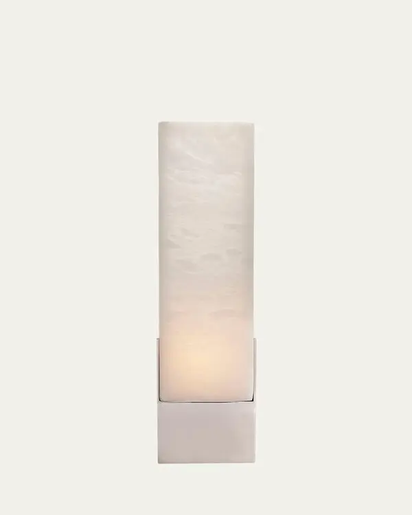 VISUAL COMFORT & CO. Covet Tall Box Bath Sconce Kelly Wearstler - Polished Nickel