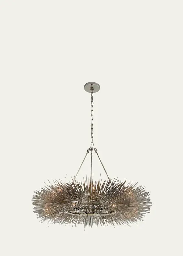VISUAL COMFORT & CO. Strada Ring Chandelier Kelly Wearstler - Polished Nickel