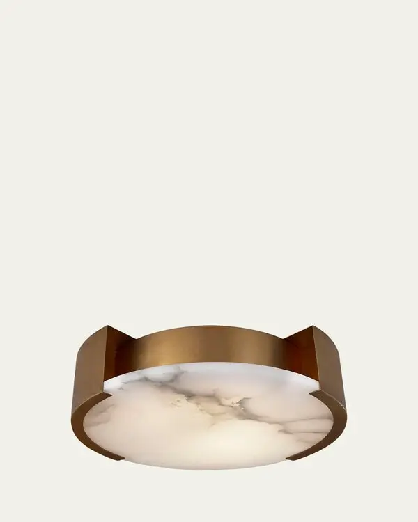VISUAL COMFORT & CO. Melange Small Flush Mount Kelly Wearstler - Antique Brass