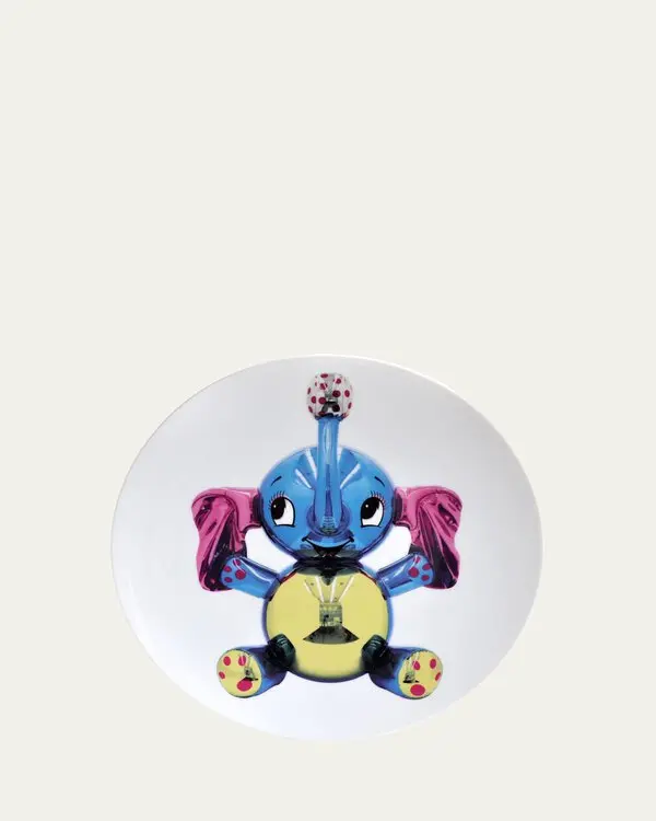 JEFF KOONS X BERNARDAUD Elephant Commemorative Plate - One-color