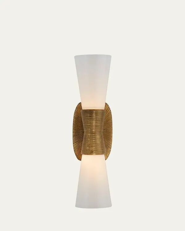 VISUAL COMFORT & CO. Utopia Small Double Bath Sconce Kelly Wearstler