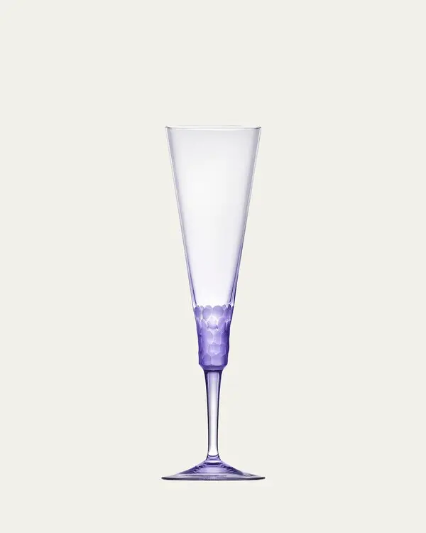 MOSER Pebbles Champagne Flute - Alexandrite