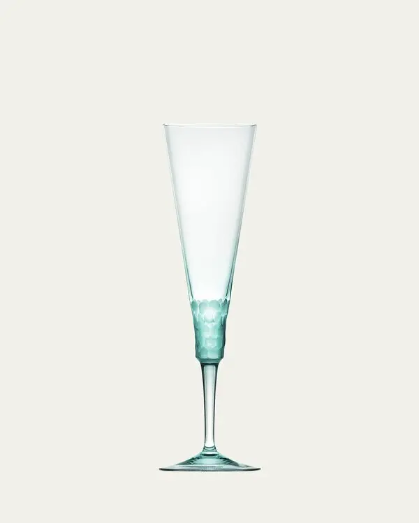 MOSER Pebbles Champagne Flute - Beryl