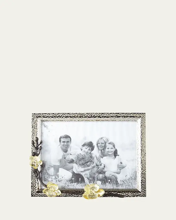 Michael Aram Gold Orchid 8" X 10" Picture Frame
