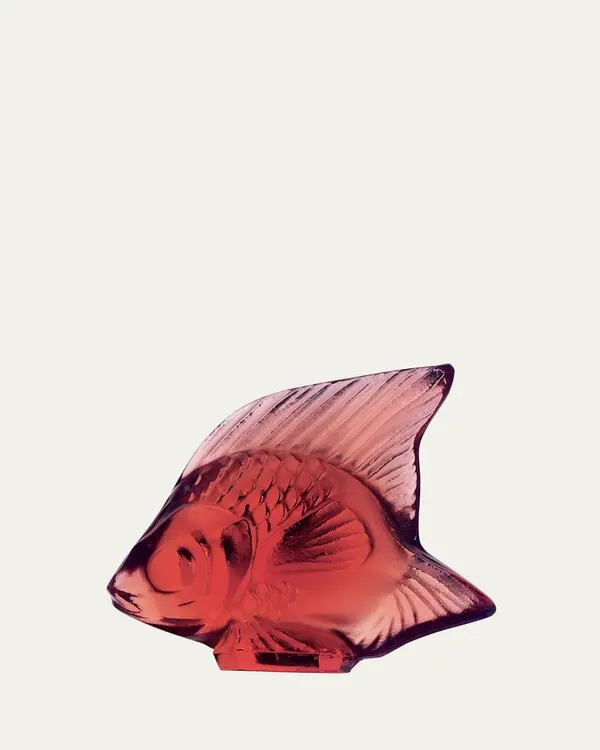 Lalique Fish - Red